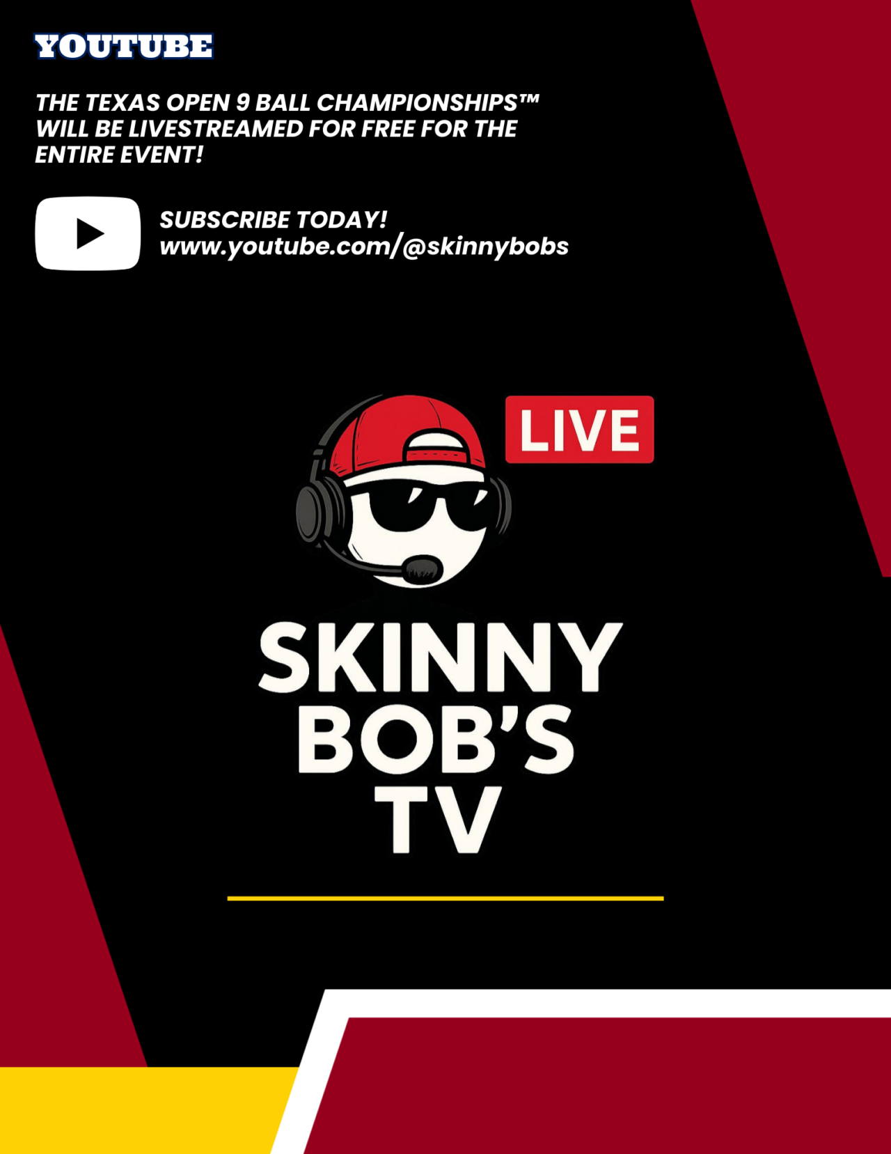 Texas Open | Skinny Bob's Billiards